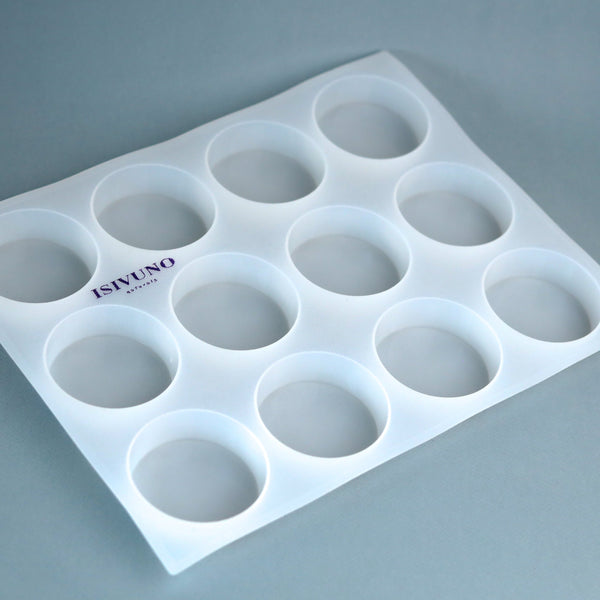 12 Bar Round Silicone Soap Mold - Isivuno Naturals